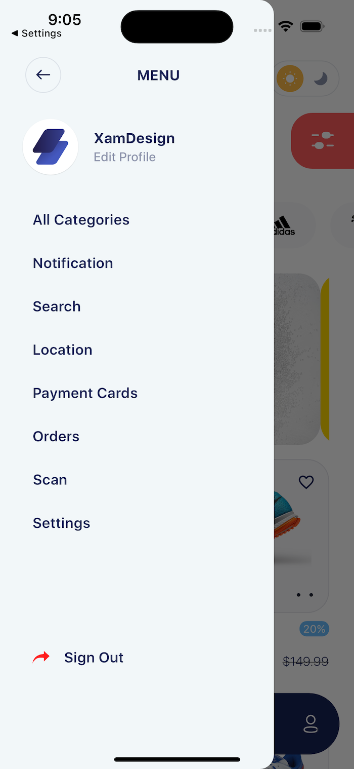 Flutter eCommerce Flutter + Apple Watch by XamDesign | CodeCanyon