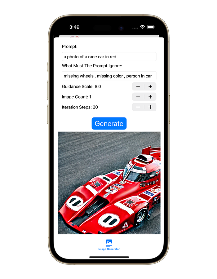 Local Stable Diffusion - Xcode Library To Integrate Stable Diffusion Without 3rd Party API by ...