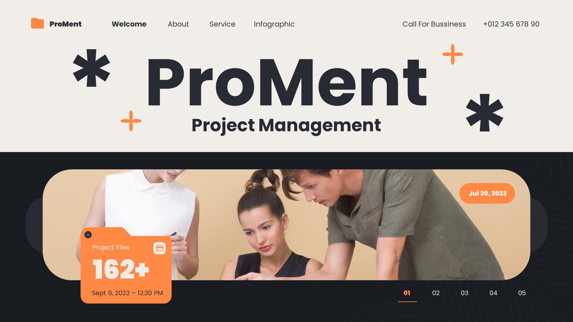 ProMent - Project Management Keynote Template, Presentation Templates