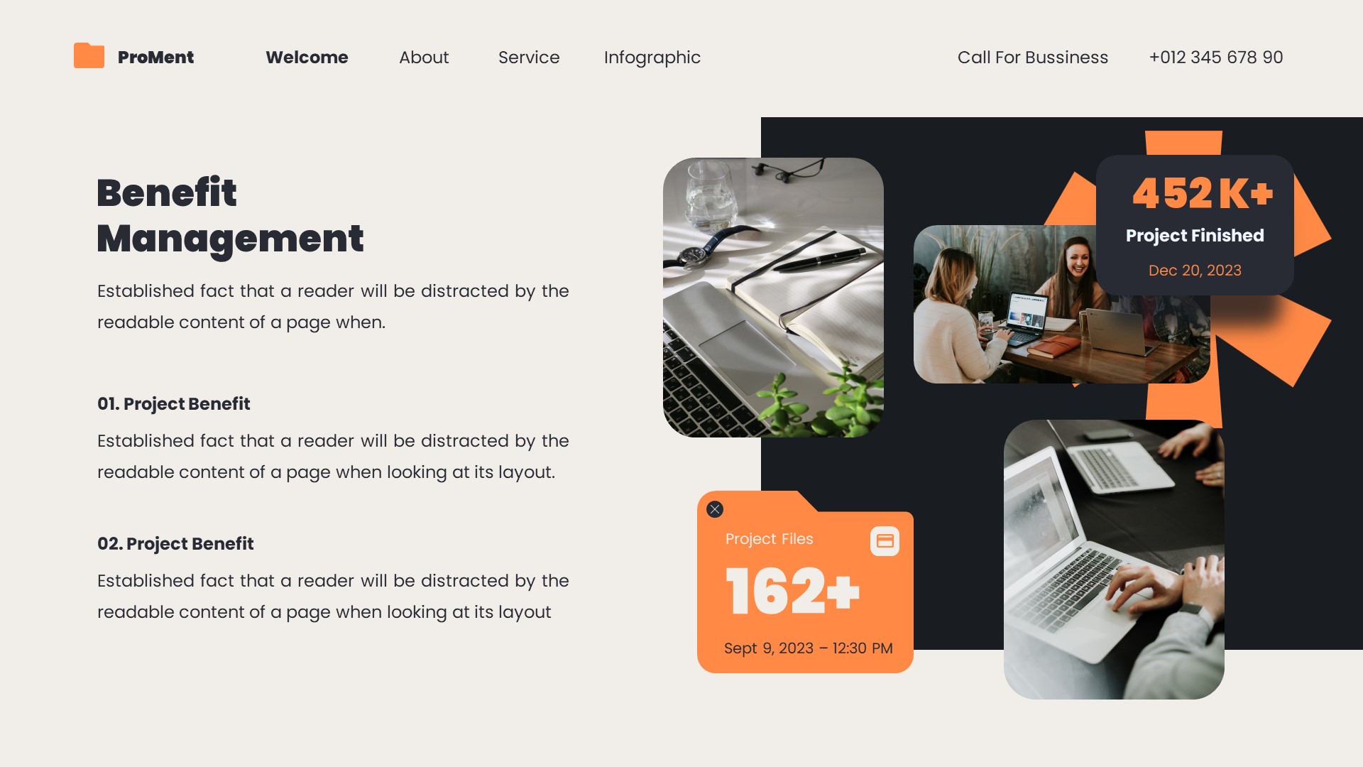 ProMent - Project Management Keynote Template, Presentation Templates