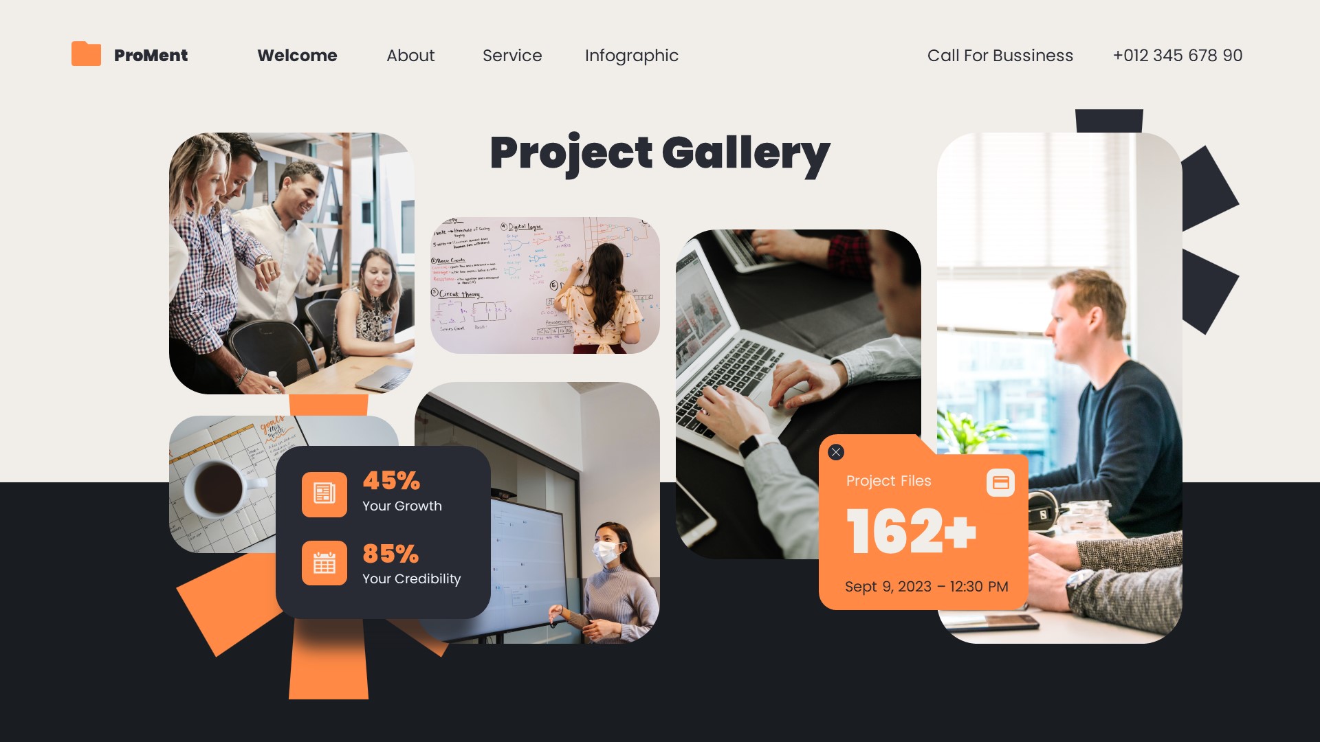 ProMent - Project Management Keynote Template, Presentation Templates