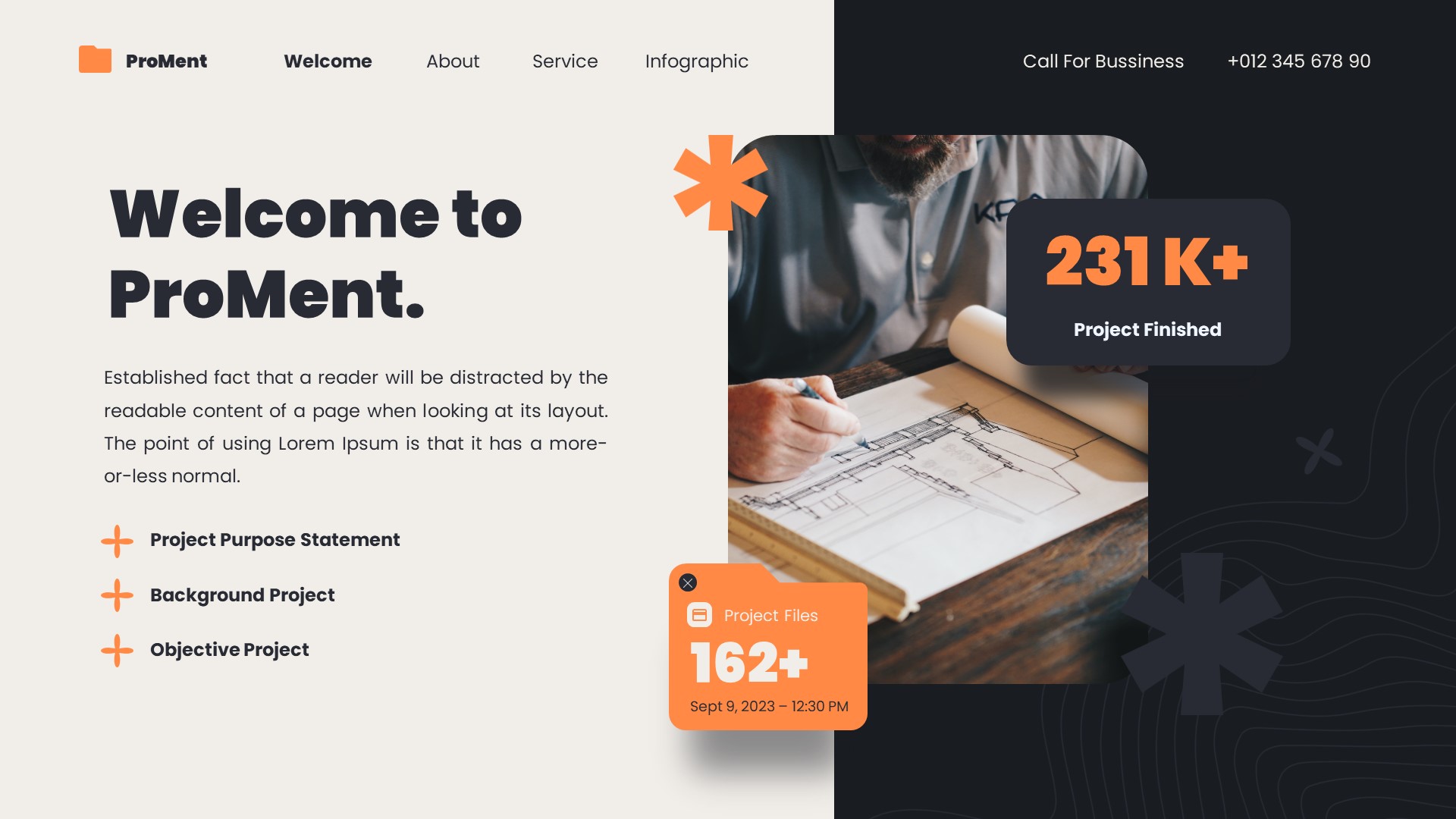 ProMent - Project Management Keynote Template, Presentation Templates