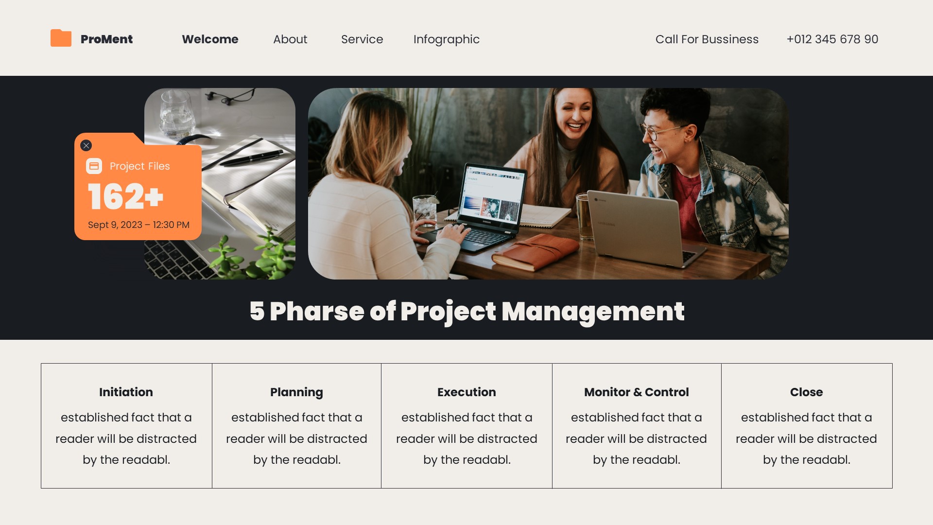 ProMent - Project Management Keynote Template, Presentation Templates