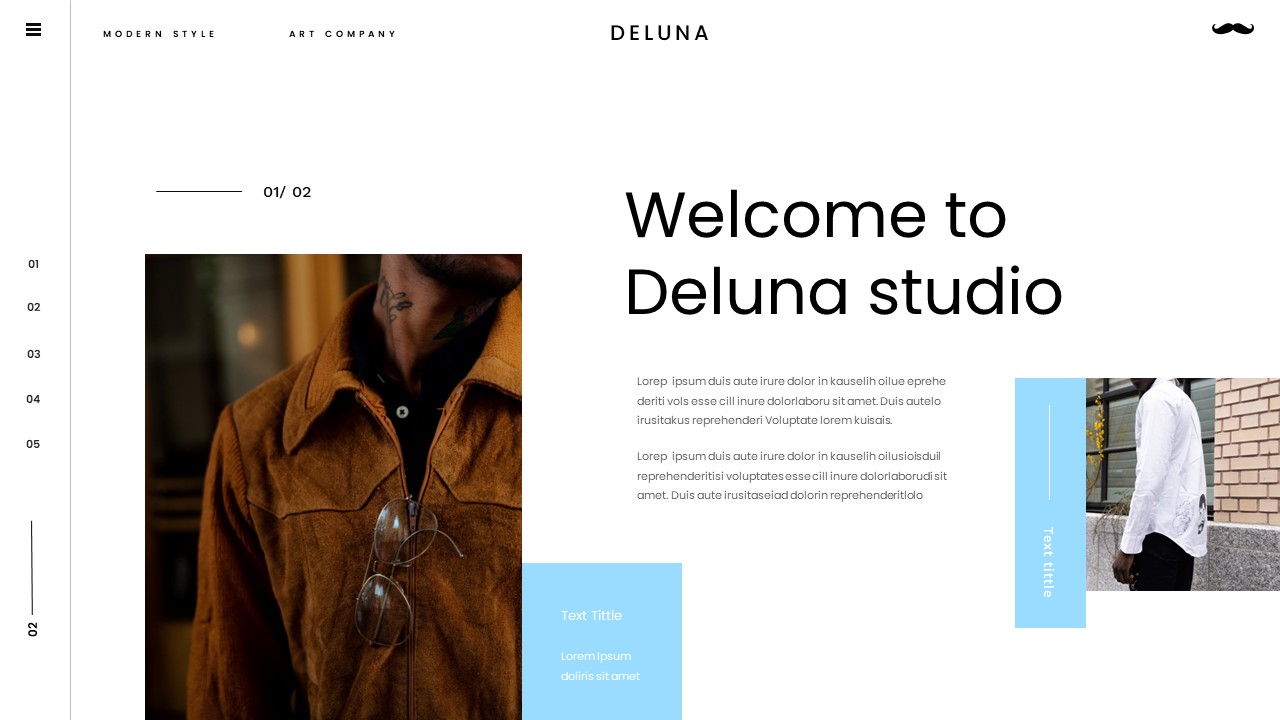 Deluna – Business PowerPoint Template by HazuleStudio | GraphicRiver