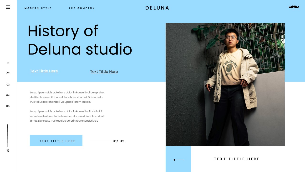 Deluna – Business PowerPoint Template by HazuleStudio | GraphicRiver