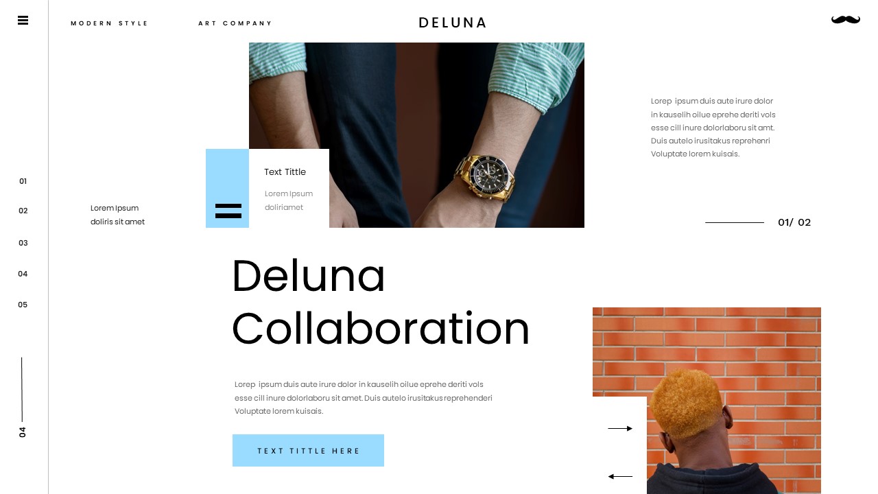 Deluna – Business PowerPoint Template by HazuleStudio | GraphicRiver