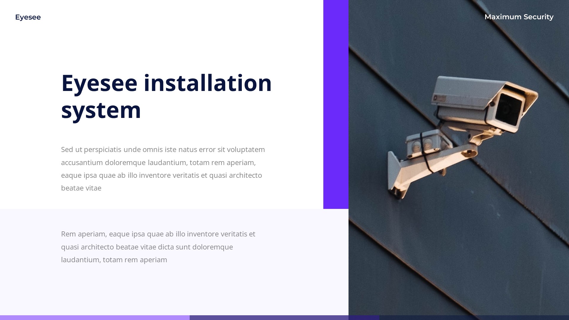 Eyesee - CCTV Camera PowerPoint template, Presentation Templates ...