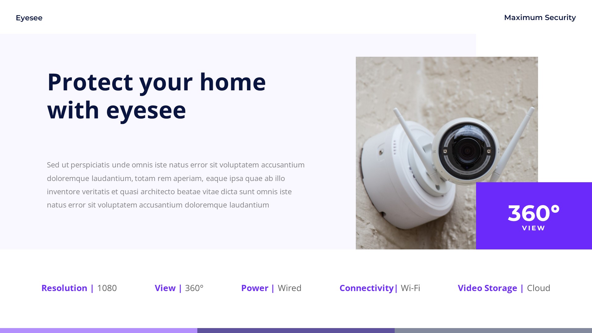 Eyesee - CCTV Camera PowerPoint template, Presentation Templates ...