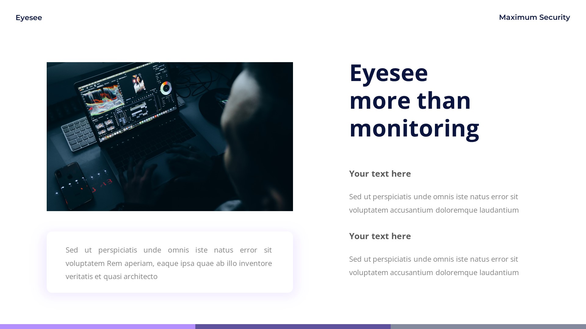 Eyesee - CCTV Camera PowerPoint template, Presentation Templates ...