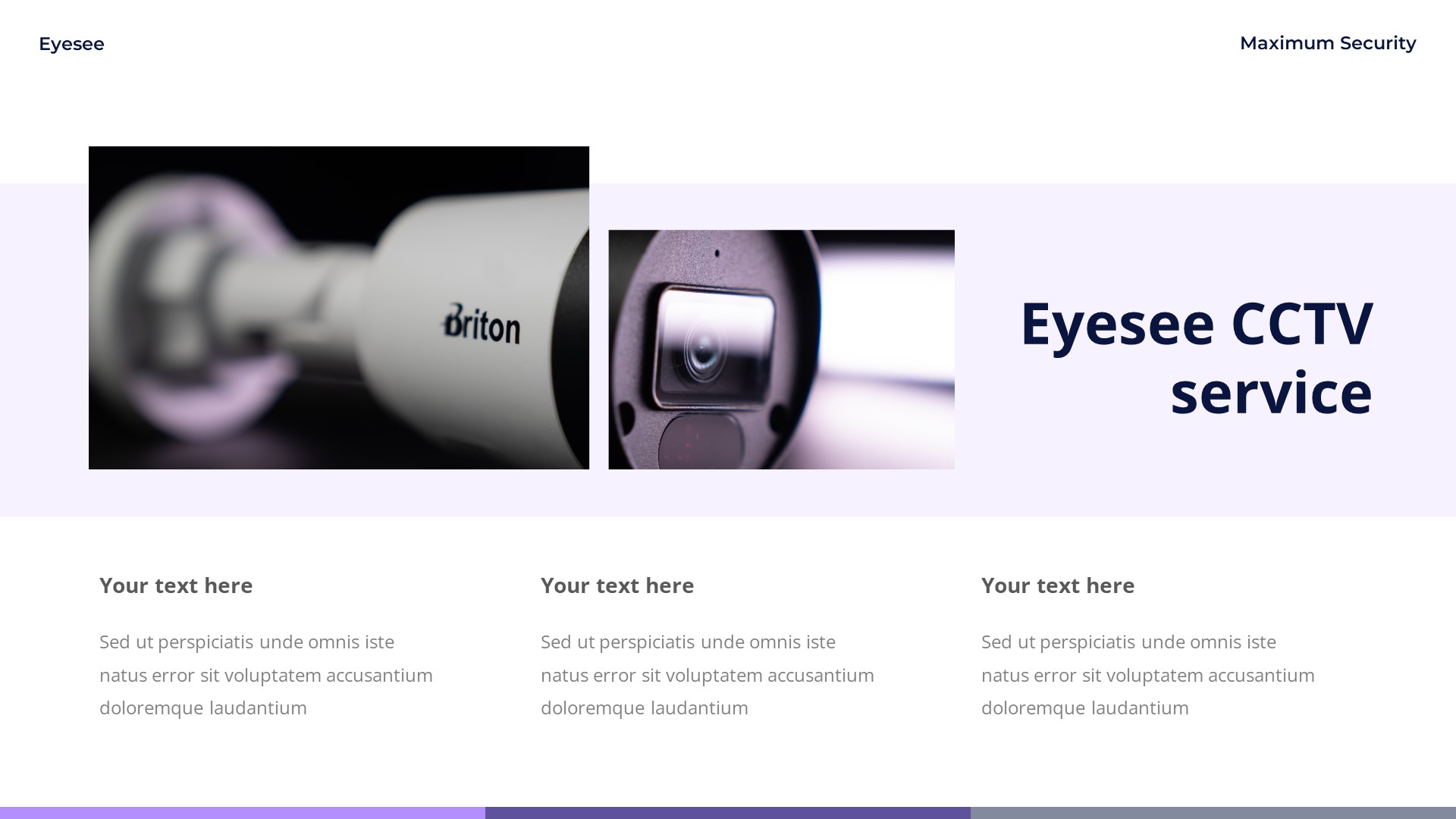 Eyesee - CCTV Camera PowerPoint template, Presentation Templates ...