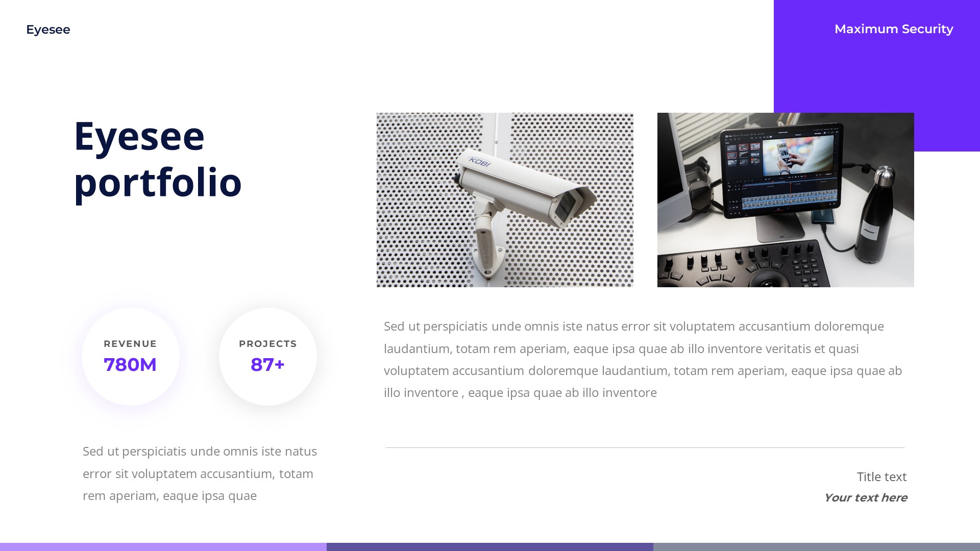 Eyesee - CCTV Camera PowerPoint template, Presentation Templates ...