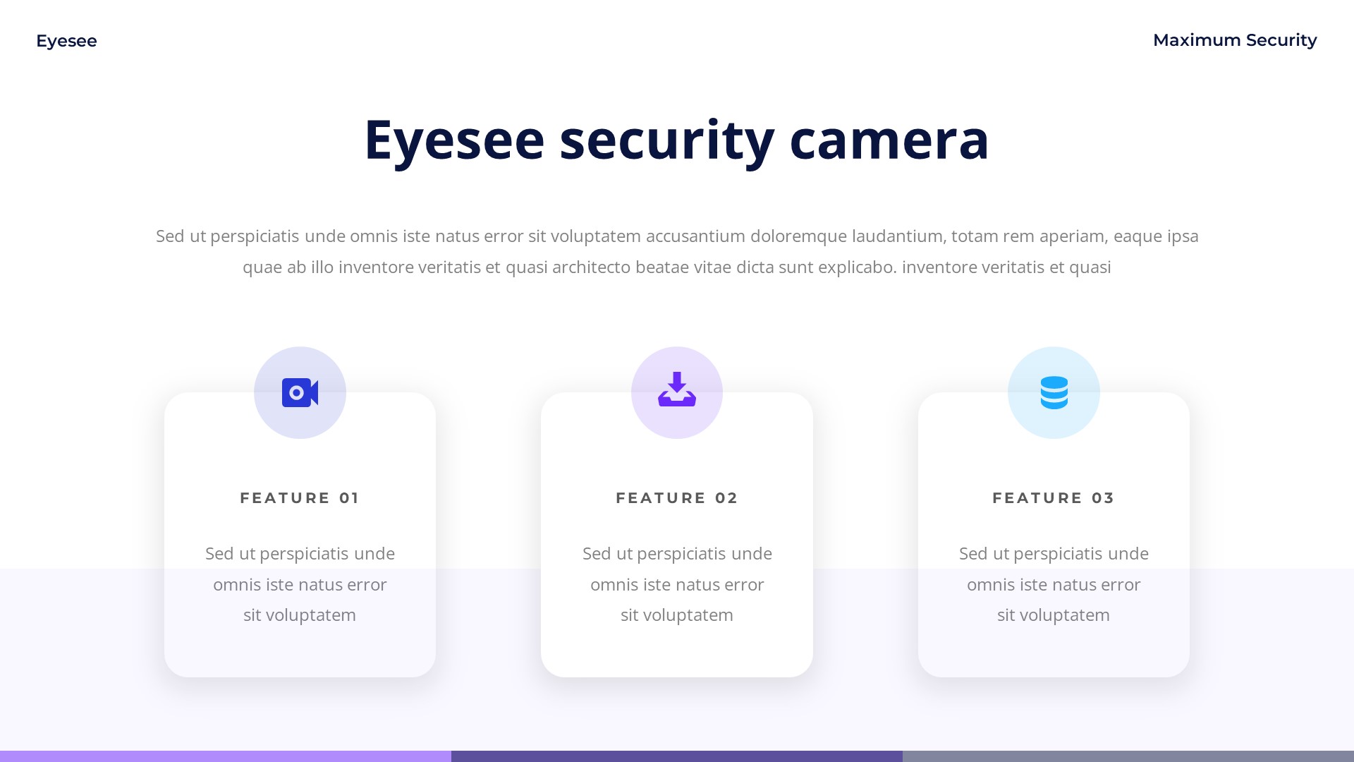 Eyesee - CCTV Camera PowerPoint template, Presentation Templates ...
