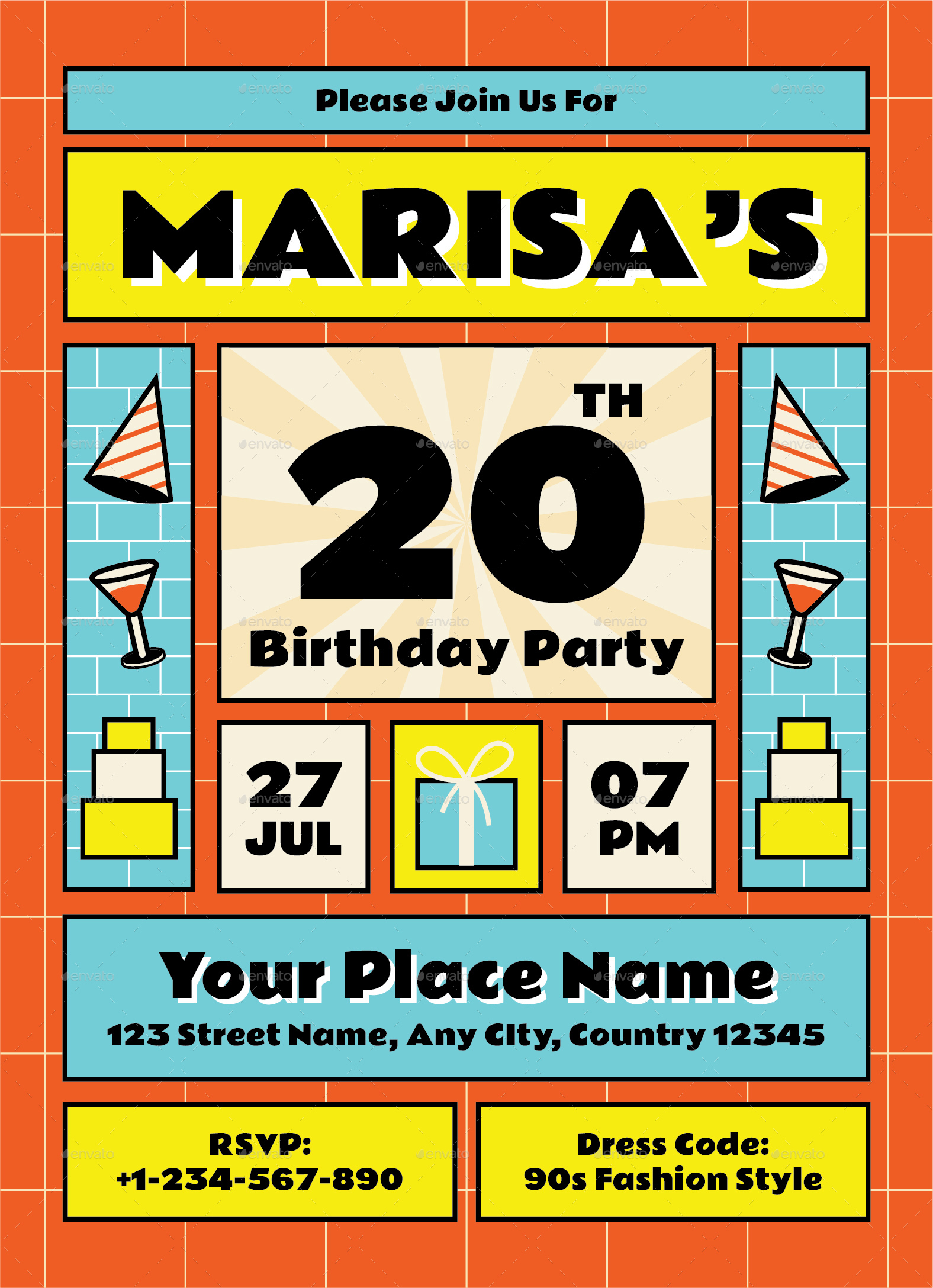 Creative Fun Birthday Party Invitation, Print Templates | GraphicRiver
