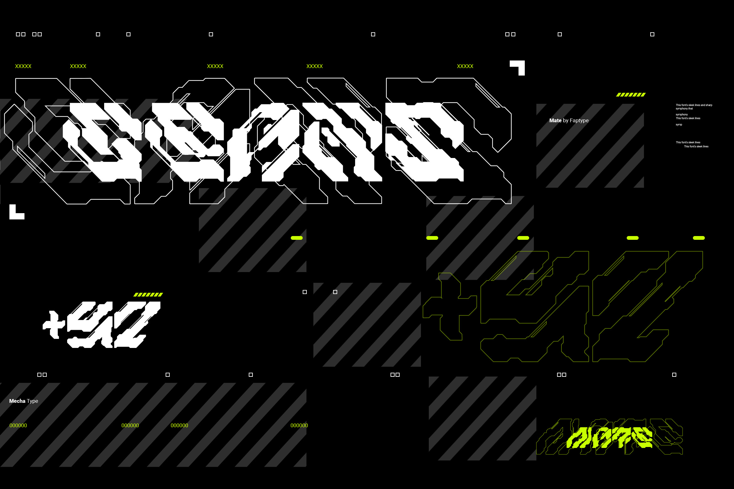 Mate | Modern Mecha Font Vol. 2, Fonts | GraphicRiver