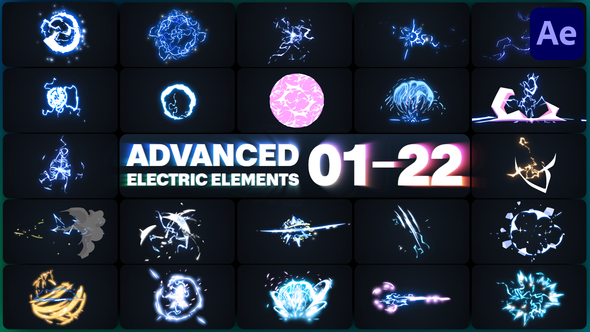 Advanced Electric Elements for After Effects, After Effects Project Files