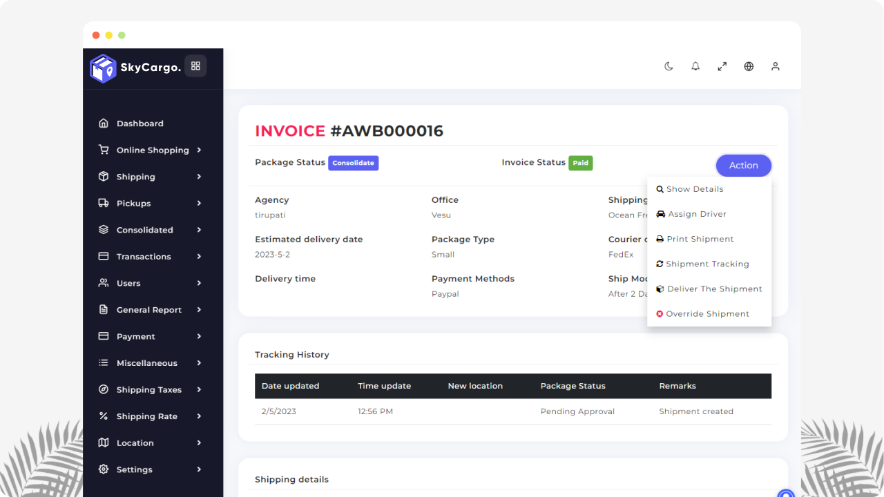 SkyCargo: An Integrated Transportation System for Freight Shipping ...