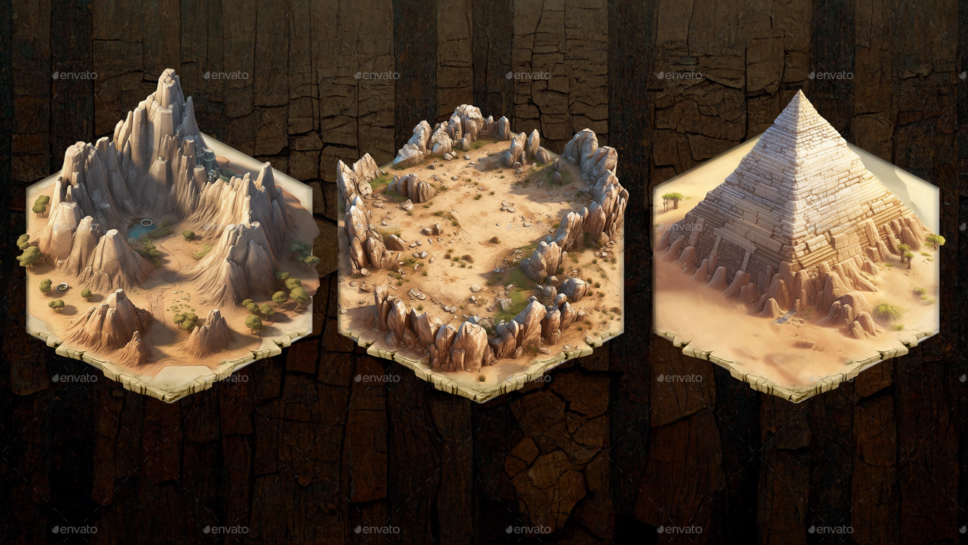 Hex Tiles - Volume 3, Game Assets | GraphicRiver