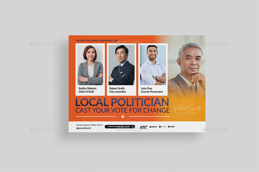 Election Flyer Template, Print Templates | GraphicRiver