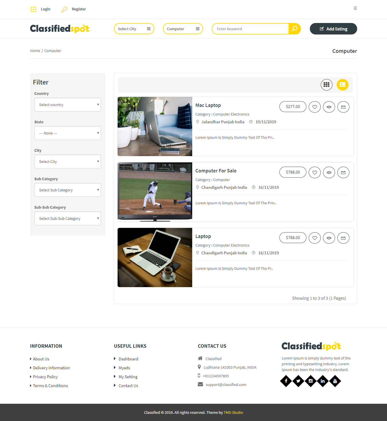 TMD Classified Script by TmdStudio | CodeCanyon