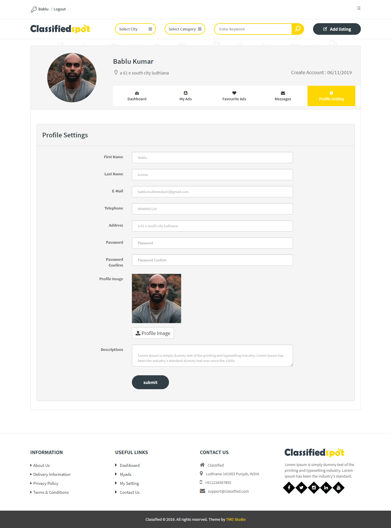 TMD Classified Script by TmdStudio | CodeCanyon