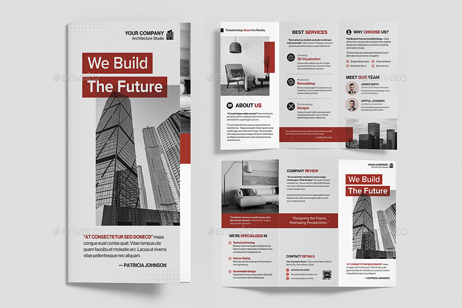 Architecture Firm Template Set, Print Templates | GraphicRiver