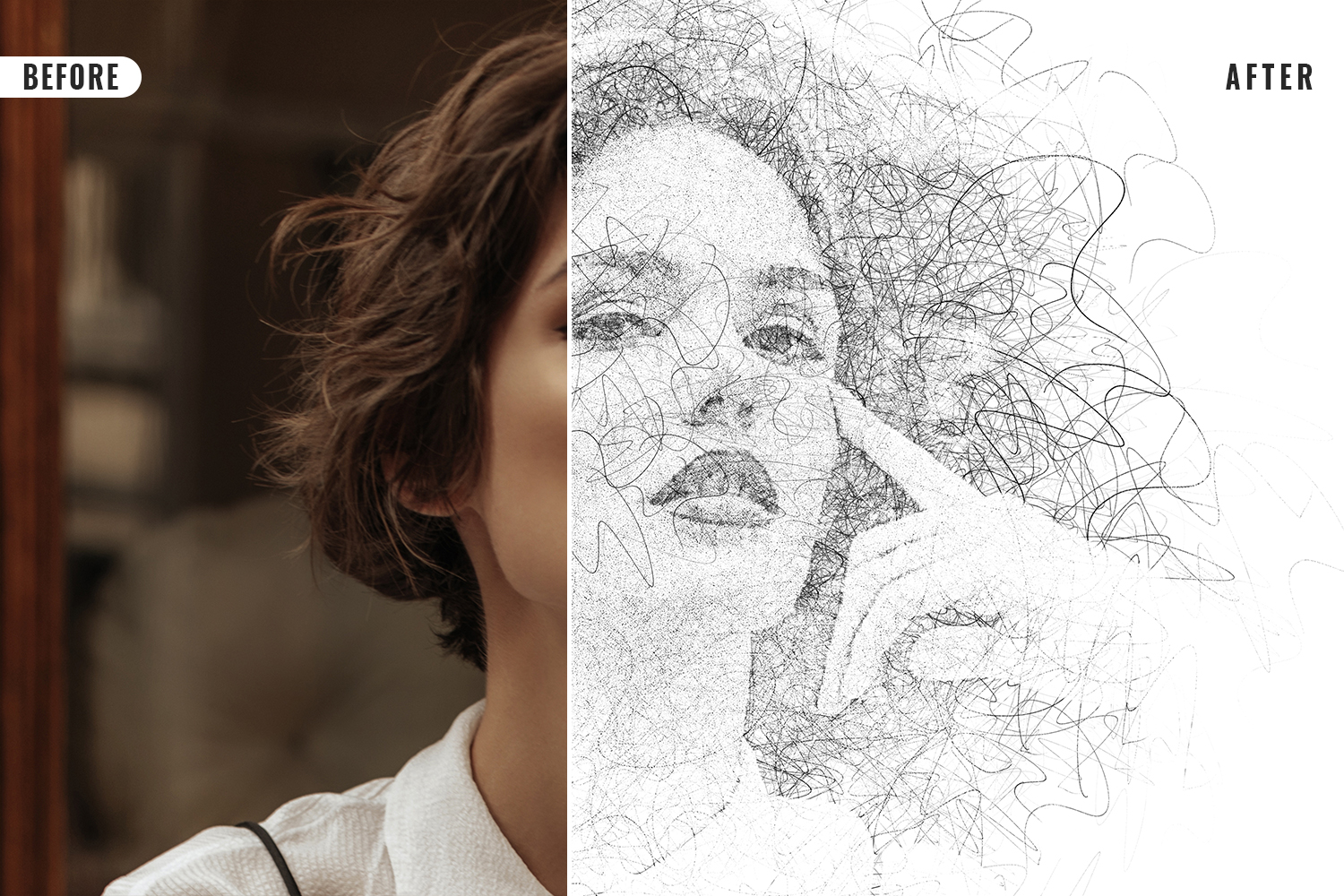 Scribble Photo Effect, Add-ons | GraphicRiver