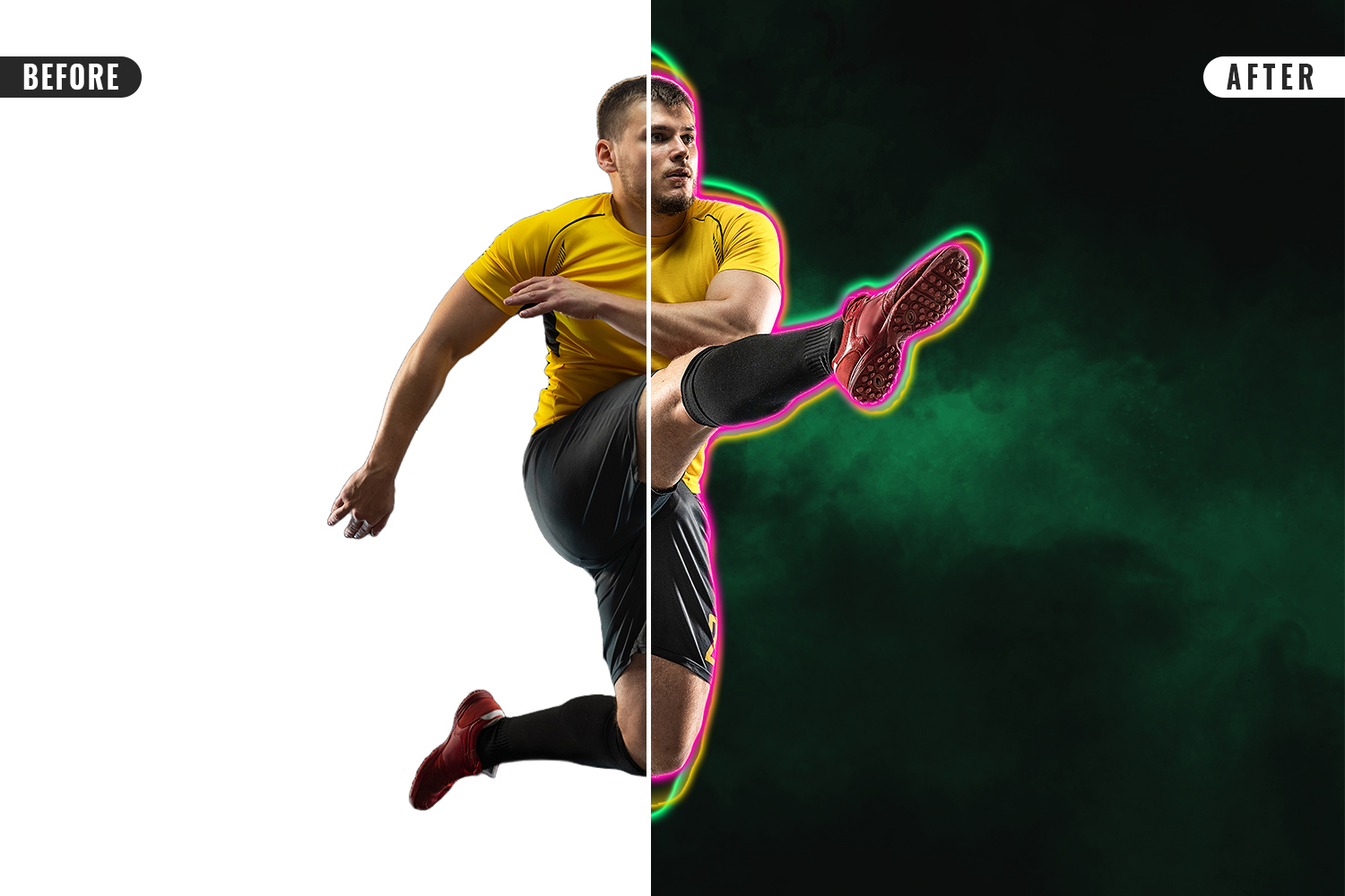 Neon Glow Photo Effect, Add-ons | GraphicRiver