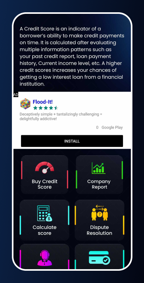 CIBIL Score - Credit Score Generator - Admob Ads - Android by VocsyInfotech