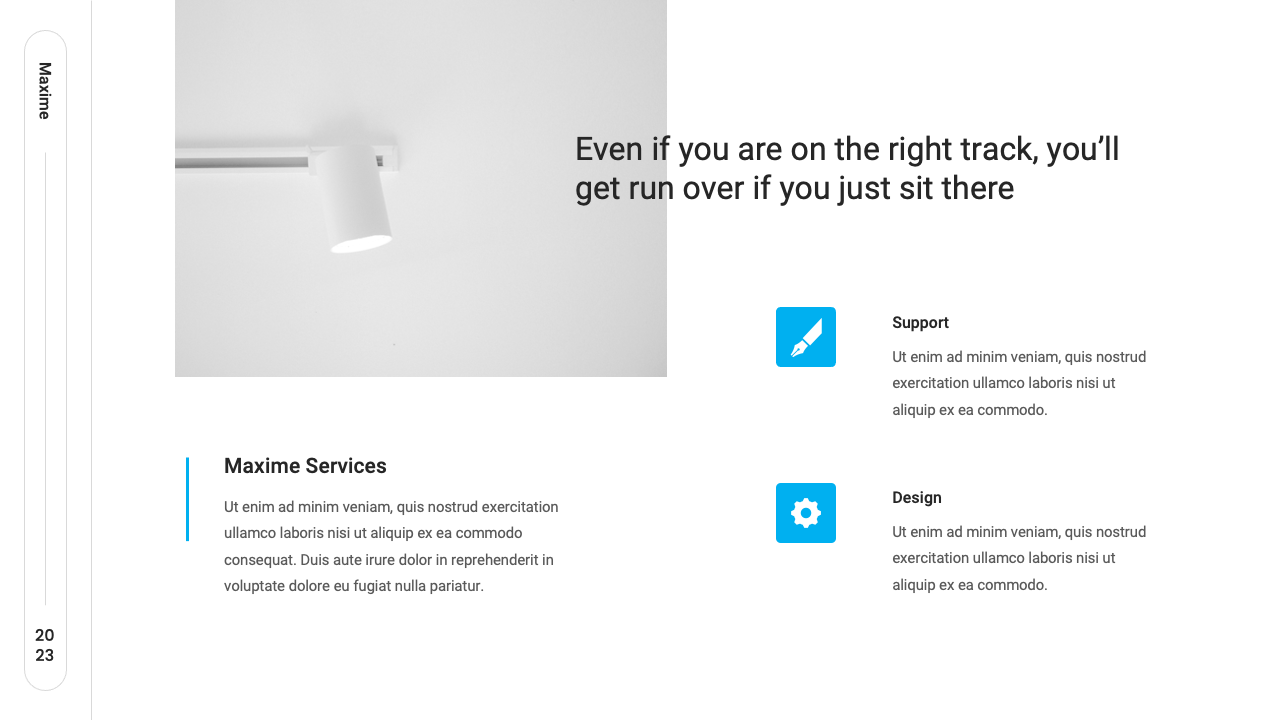 Maxime - Creative Business PowerPoint Template, Presentation Templates