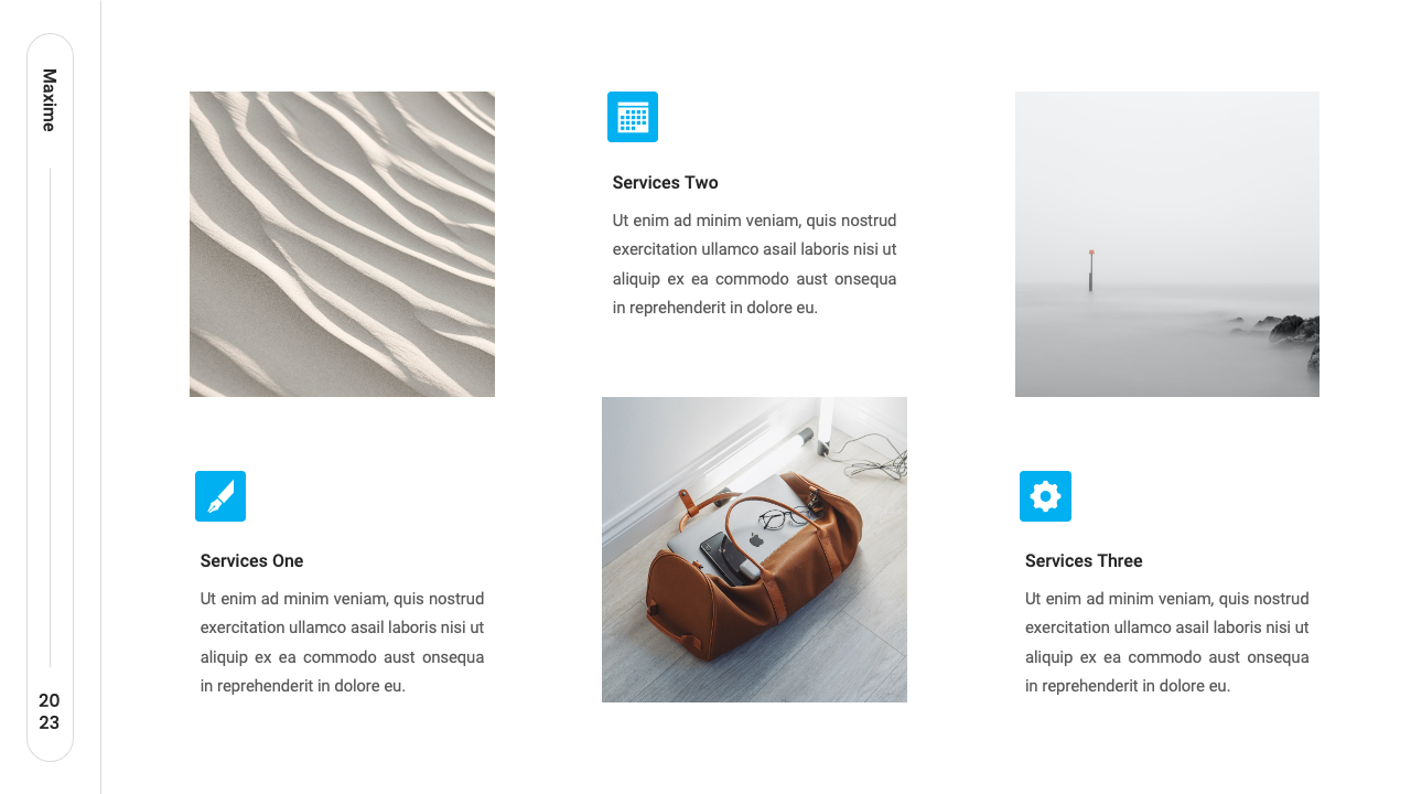 Maxime - Creative Business PowerPoint Template, Presentation Templates