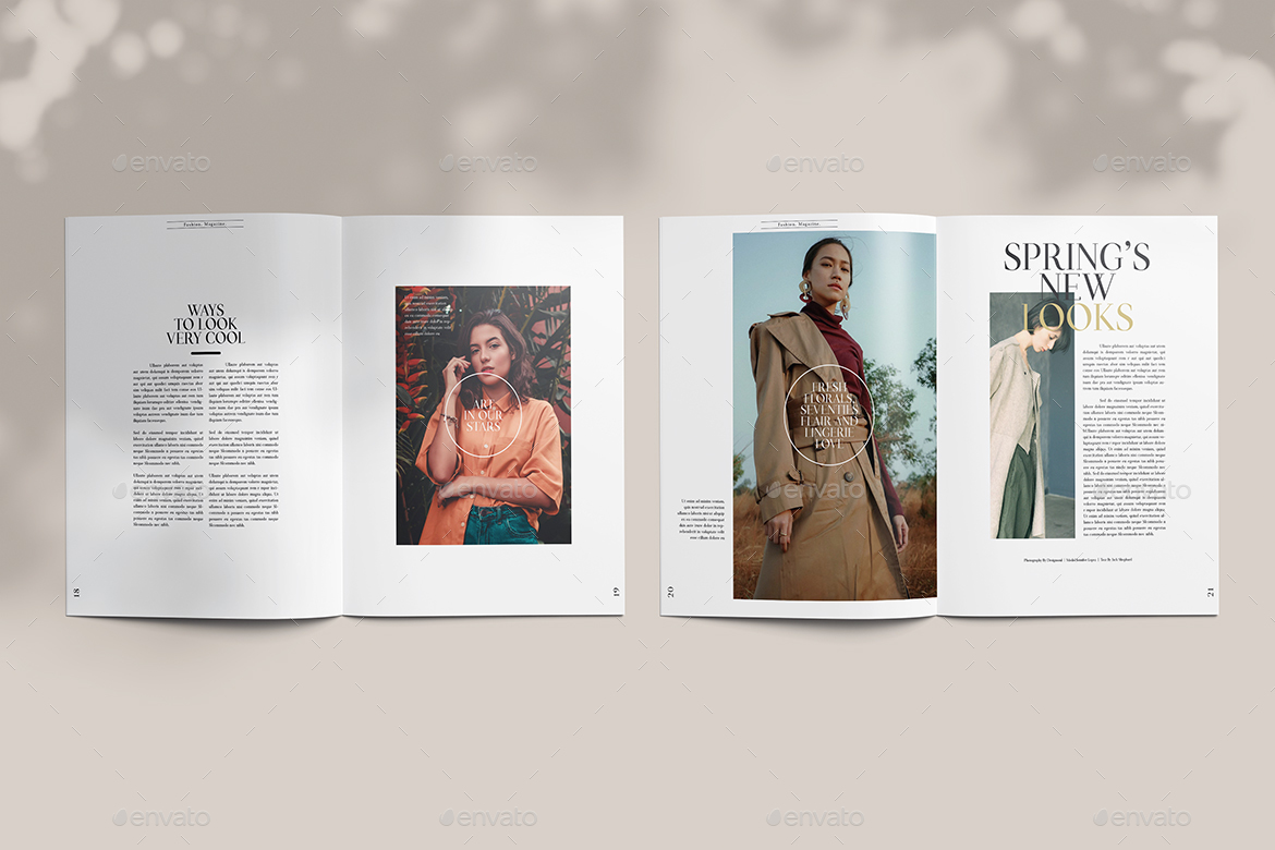Fashion Magazine, Print Templates | GraphicRiver