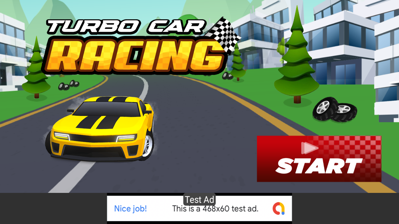Turbo Car Racing - Car Racing Game Android Studio Project with AdMob ...