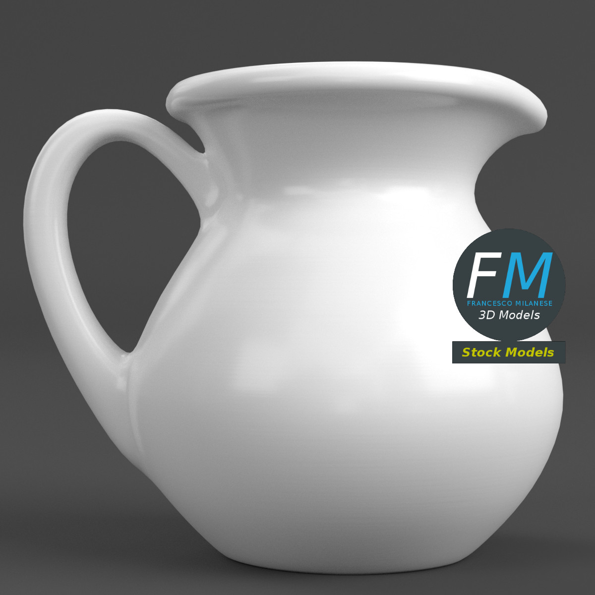 Porcelain pitcher by FrancescoMilanese85 | 3DOcean