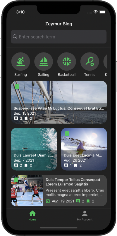 9 App UI Templates for MAUI .Net 8 and Xamarin: Shopping, Blog, Food ...