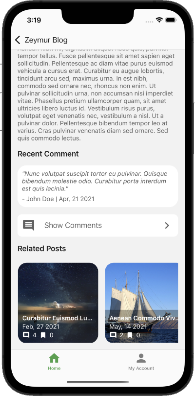 9 App UI Templates for MAUI .Net 8 and Xamarin: Shopping, Blog, Food ...