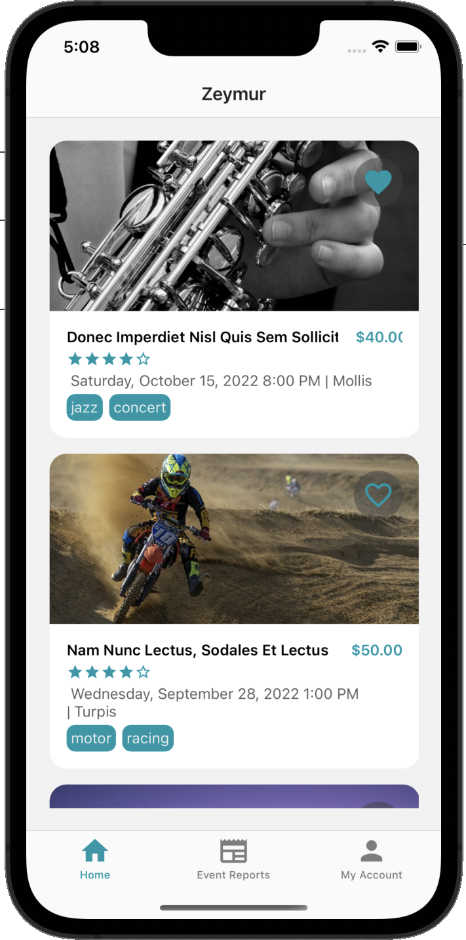 Event App Ui Template For Xamarin Forms By Zeymur Codecanyon