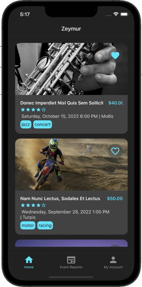 Event App Ui Template For Xamarin Forms By Zeymur Codecanyon