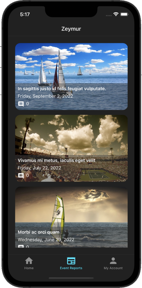 4 App UI Templates for Xamarin Forms: E-commerce, Movie, Event, Social ...