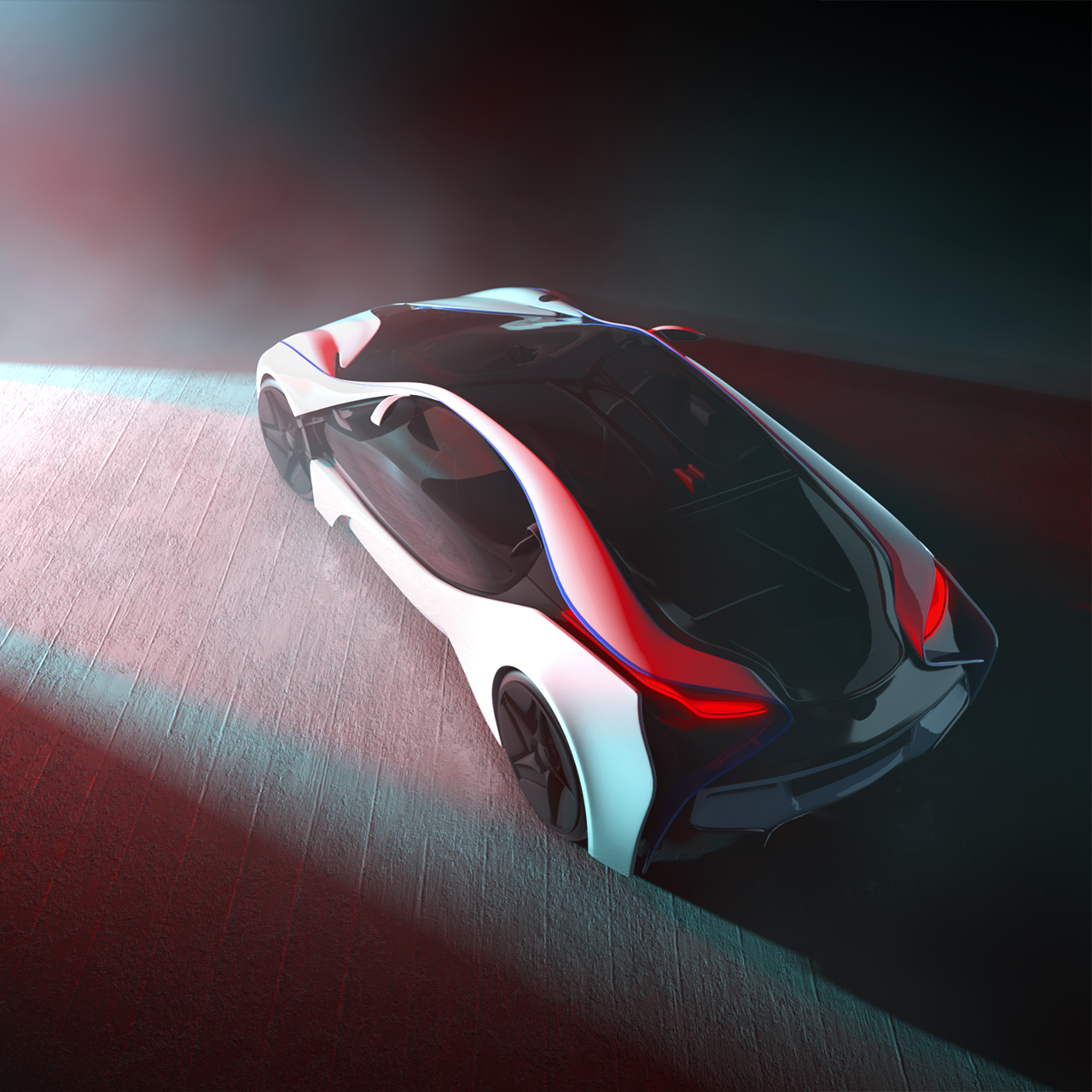 Car Render Setup with Volumetric Lights - Cinema 4D by Abdelrahman_El-masry
