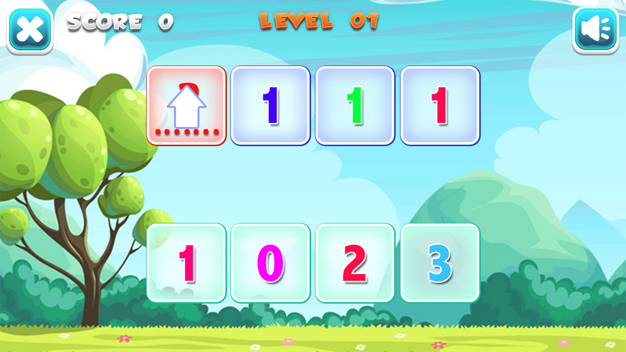 Missing Number Game (Construct 3 | C3P | HTML5) Math Game by CGFX-Studio