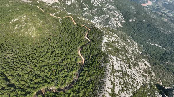 Mountain ranges in Turkey Aerial view 4 K by Prodronemovie | VideoHive