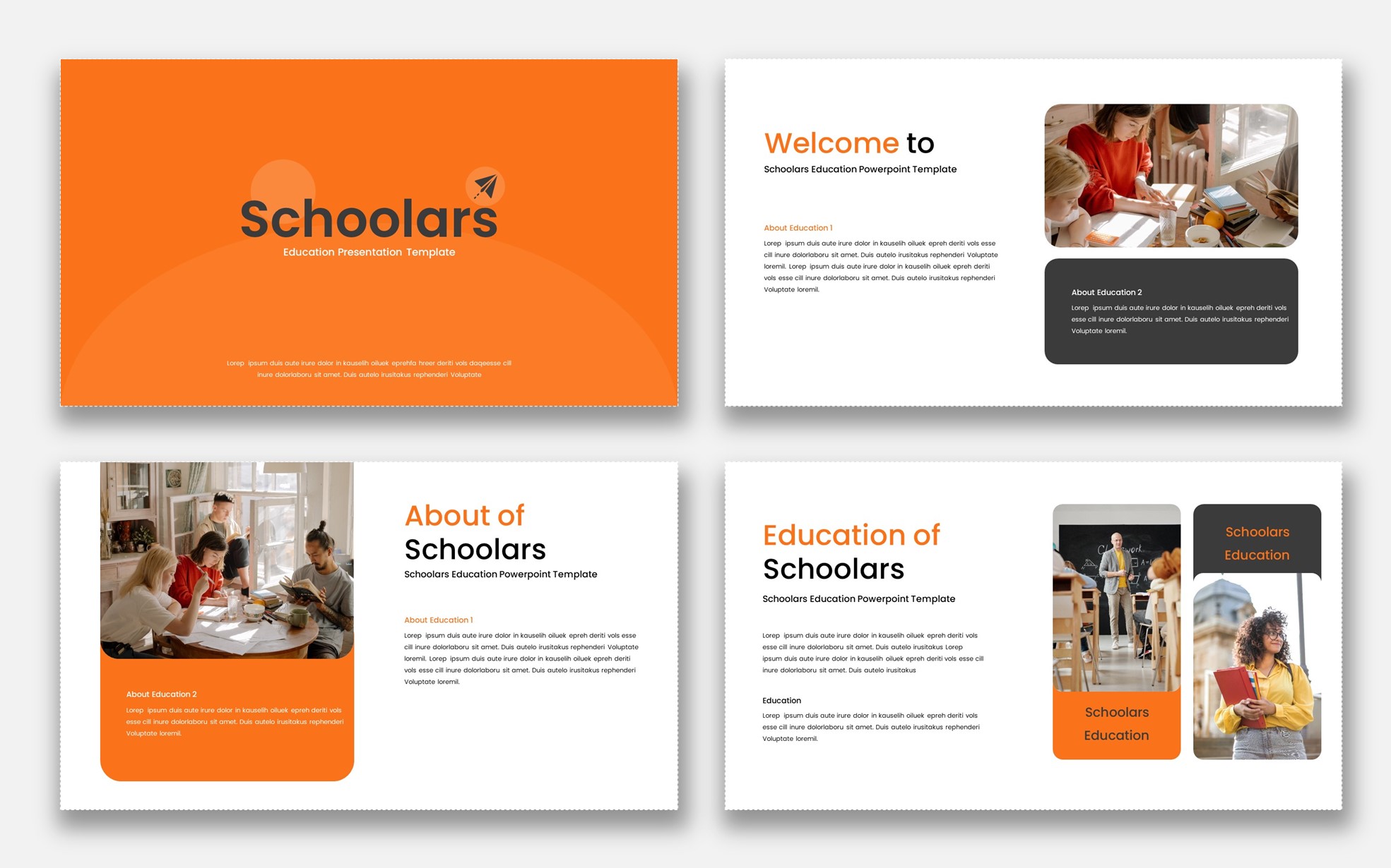Schoolars - Education PowerPoint Template, Presentation Templates ...