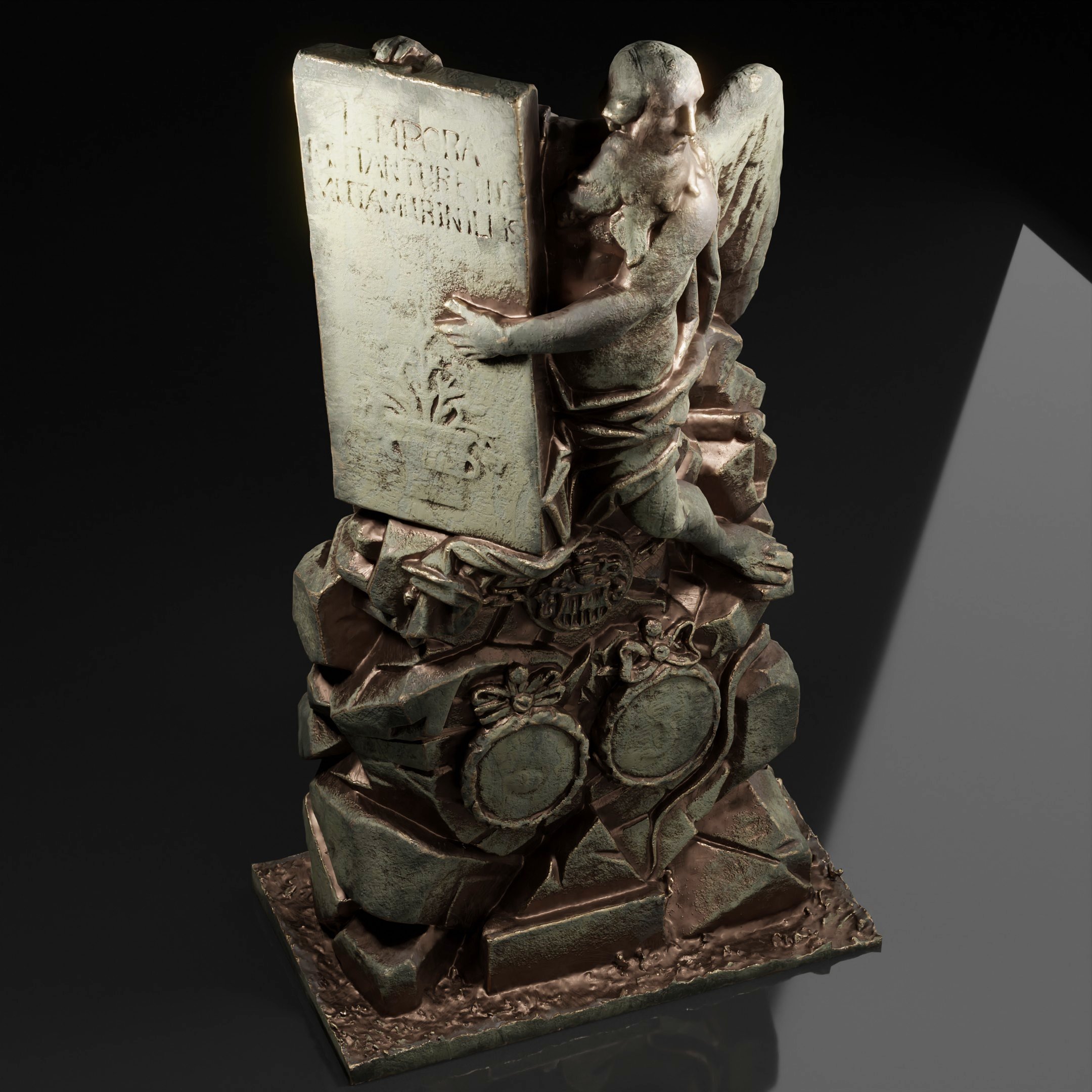 Famous Roman Sculpture Made Of Bronze 015 by dada_design | 3DOcean