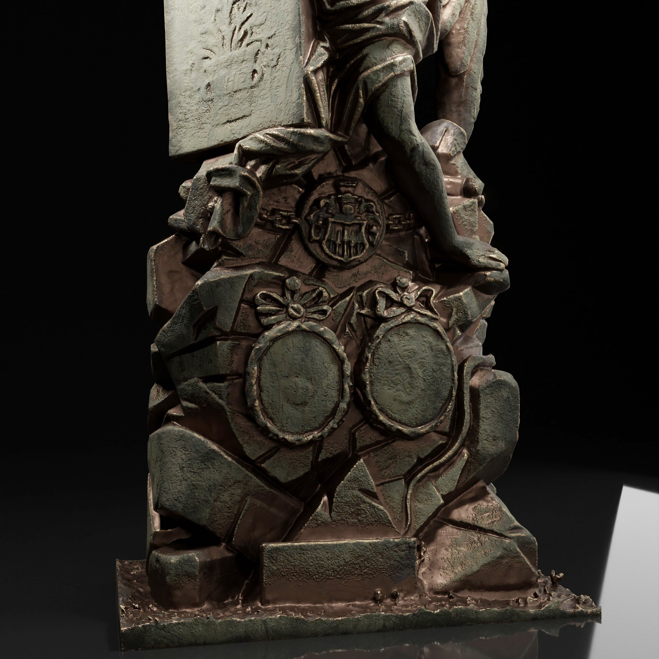 Famous Roman Sculpture Made Of Bronze 015 by dada_design | 3DOcean