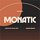 Monatic Retro Sans Display Font, Fonts | GraphicRiver