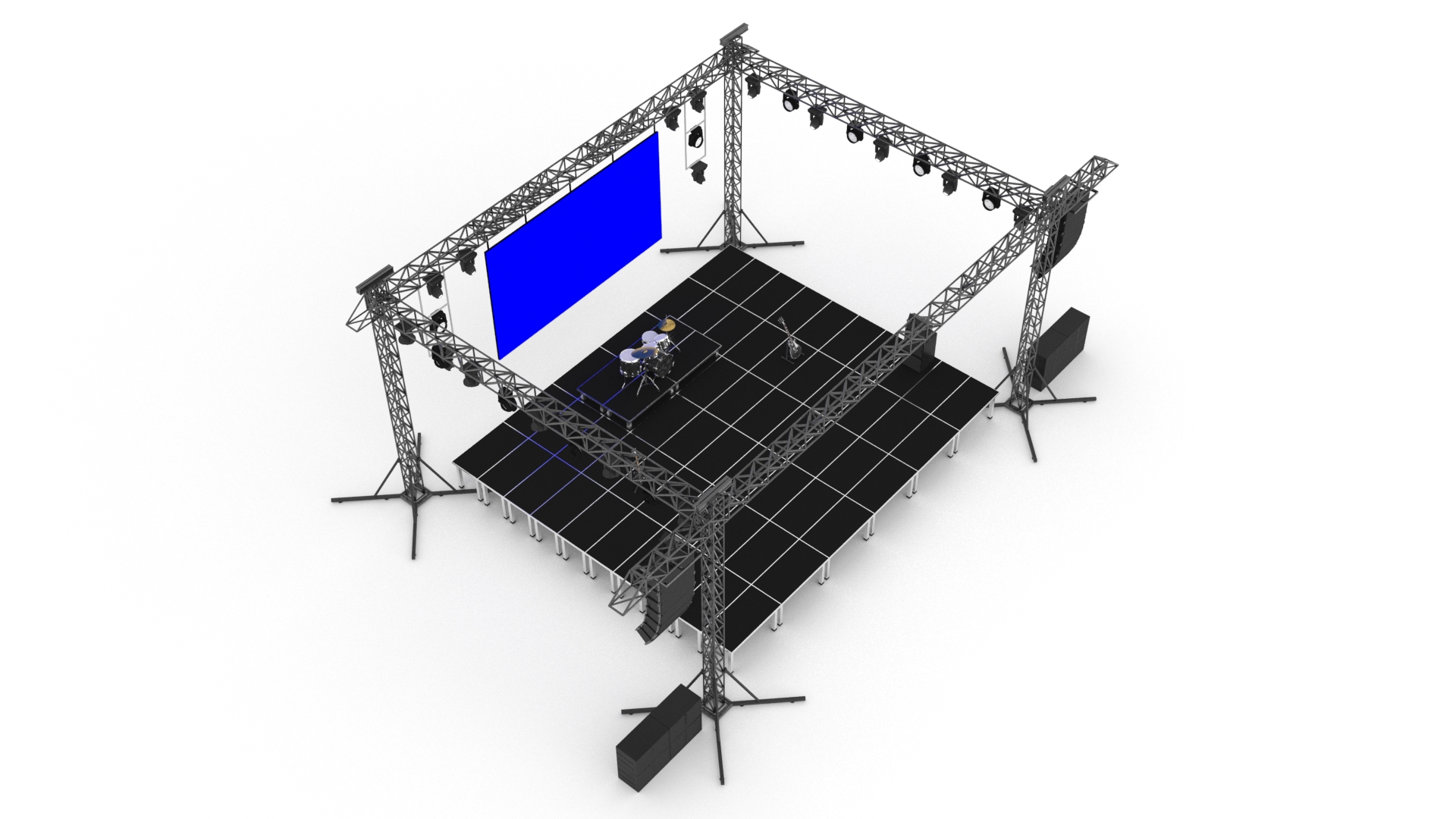 Stage Set Design by p3rless | 3DOcean