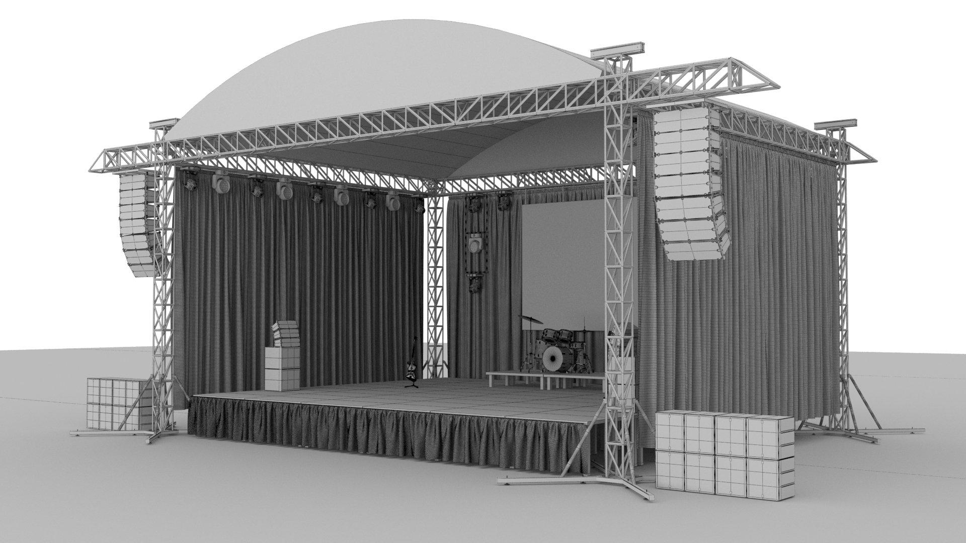 Stage Set Design by p3rless | 3DOcean