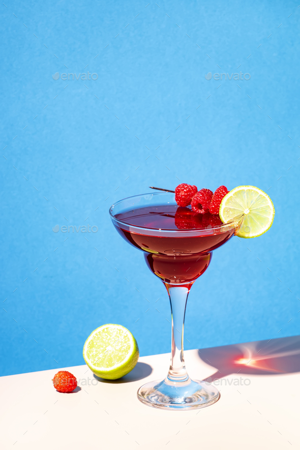 La Bomba Daiquiri alcoholic cocktail drink with white rum, lime juice ...