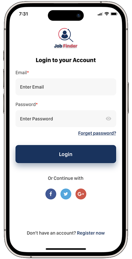 Job Classifieds App in React Native | Job Finding App| Recruitment ...
