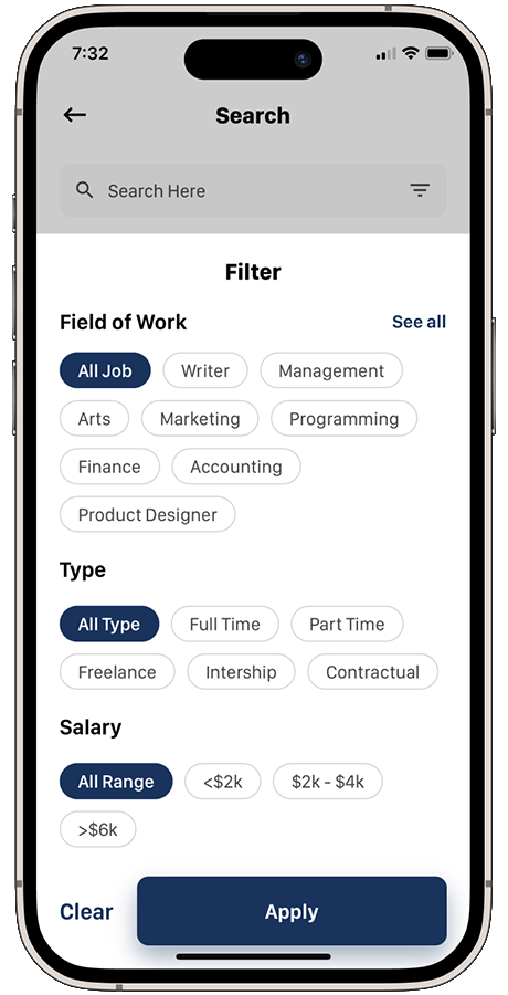 Job Classifieds App in React Native | Job Finding App| Recruitment Portal Job App | JobFinder by ...